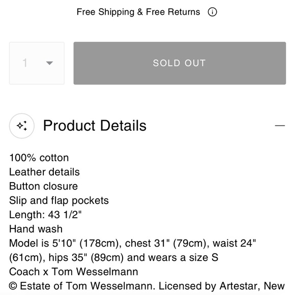 Coach | Jackets & Coats | Authentic Coach X Tom Wesselmann Womens Smallmedium Pop Art Denim ...